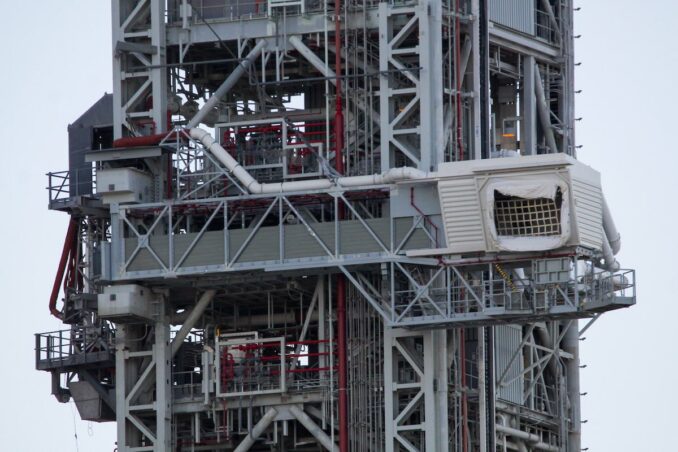 Repairs and upgrades await SLS mobile launcher before crewed lunar ...