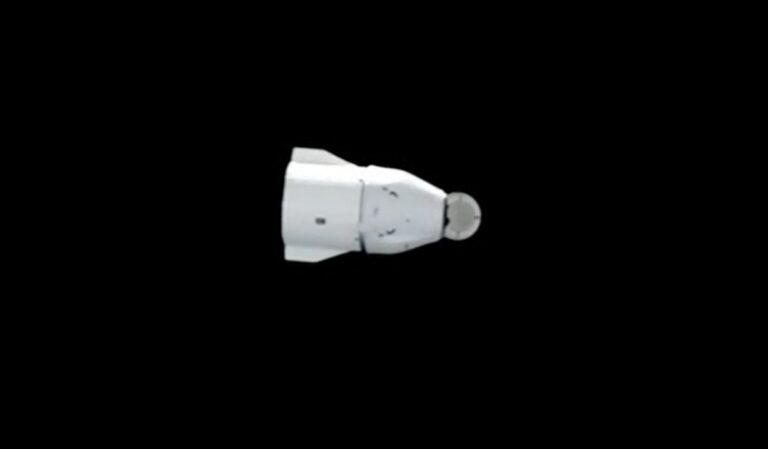 SpaceX cargo capsule undocks from space station, heads for splashdown ...