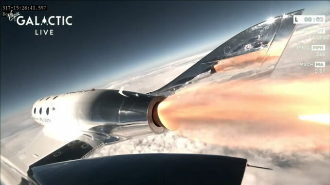 Virgin Galactic launches its first commercial flight to space ...