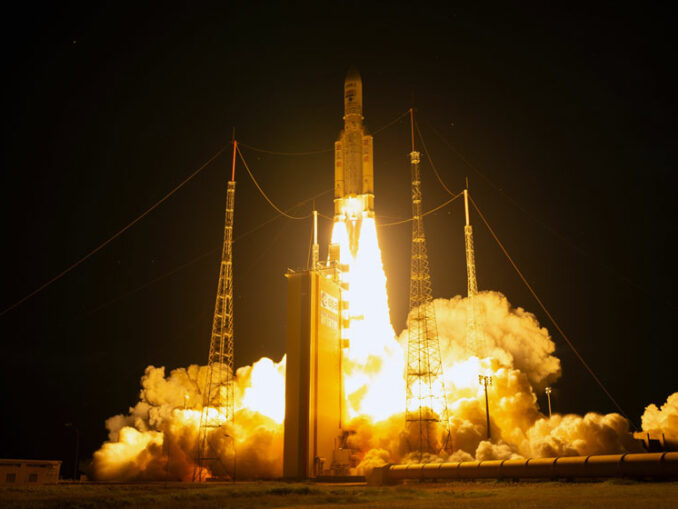 Weather satellite, Brazilian payload launched on Ariane 5 – Spaceflight Now