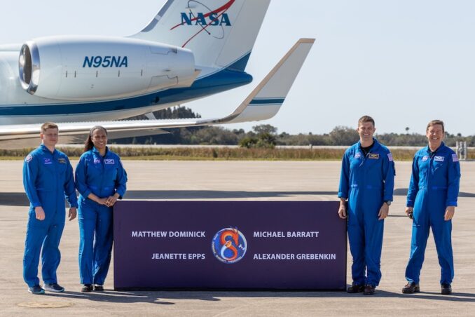 Astronauts, cosmonaut arrive at Kennedy Space Center ahead of NASA ...