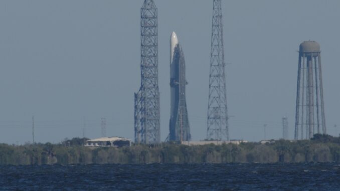 Blue Origin raises its first flight worthy New Glenn into launch ...