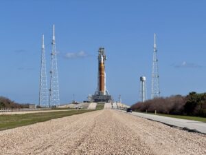 NASA returns its SLS rocket back to the launch pad ahead of planned ...
